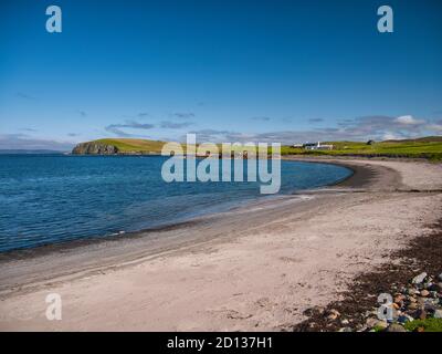 Landscape near Sandness, Mainland, Shetland islands, Scotland, UK Stock ...