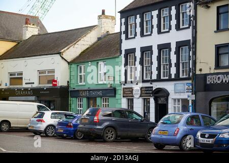 market square dromore county down with war memorial and town hall ...