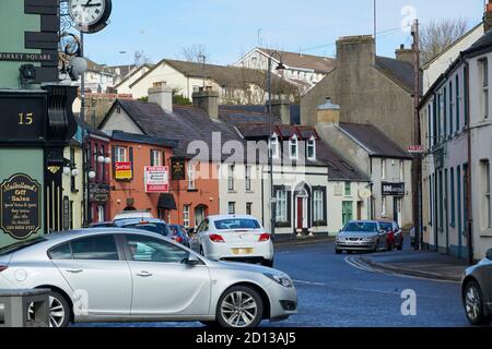 market square dromore county down with war memorial and town hall ...