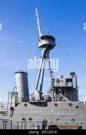 27 September 2020 HMS Caroline, a decommissioned C-class light cruiser ...