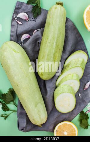 Parsley sprigs group isolated on white background Stock Photo - Alamy