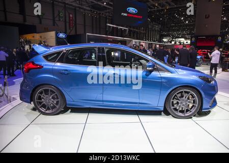 Ford Focus RS side view isolated on white Stock Photo - Alamy