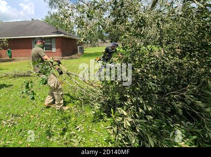 Following the damage caused by Hurricane Laura, the U.S. Customs and ...
