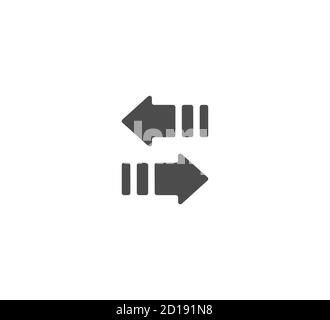 Double right side arrow glossy ui button with linear icon Stock Vector Image & Art - Alamy