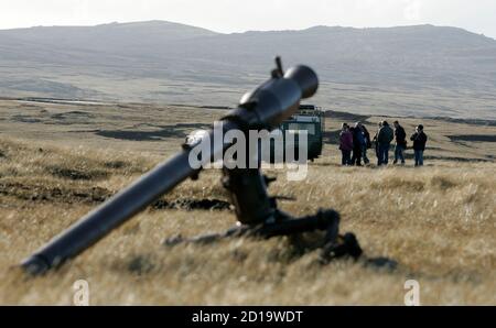 Mount Longdon Falkland Islands British Overseas Territory Stock Photo ...