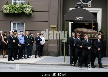 Caskets Memorial Service held at the Frank E. Campbell Funeral Home for ...