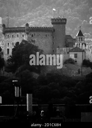 Castelldefels castle in Barcelona, Catalonia, Spain Stock Photo - Alamy
