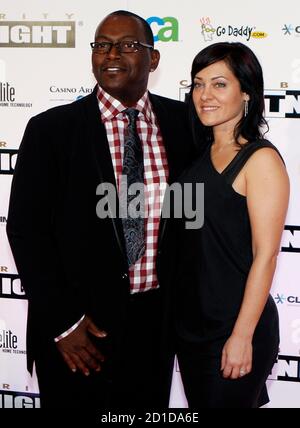 Randy Jackson, wife Erika Riker and kids attending 10th Annual Lili ...