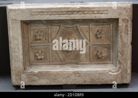 archaeological museum of La Spezia, Italy - summer 2020: ancient Greek ...