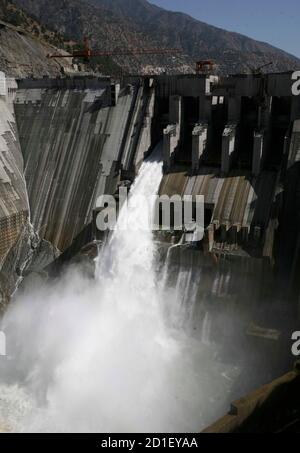 Baglihar dam on Chenab river. Known as Baglihar Hydroelectric Power ...