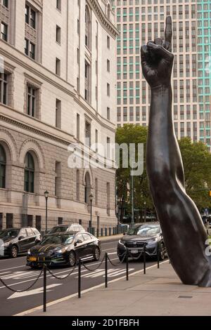 Unity sculpture in downtown Brooklyn NYC Stock Photo - Alamy