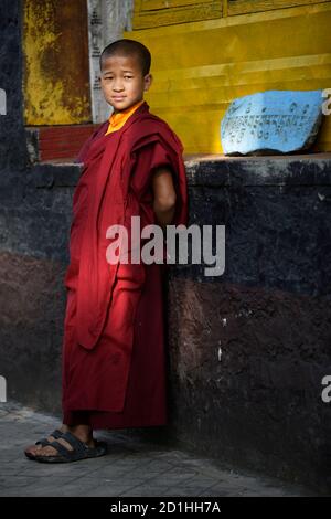 India, Sikkim, Pelling, Pemayangtse Gompa, One of Sikkim's oldest and ...