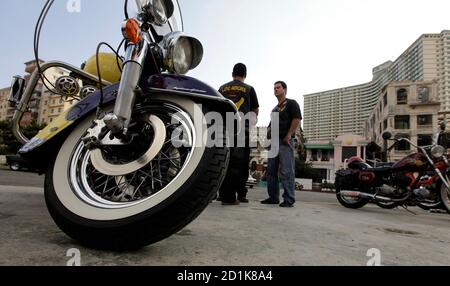 Members of the Latin American Motorcycle Association (Newark Stock ...