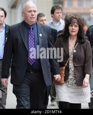 Barry and Margaret Mizen, the parents of Jimmy Mizen, who was stabbed ...