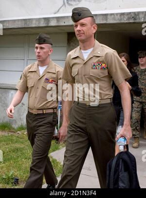 U.S. Marine Corps Lieutenant Colonel Michael Smyczynski, the S-5 ...