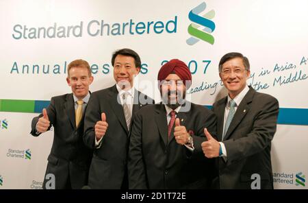 Standard Chartered Bank's regional headquarters building in Central ...