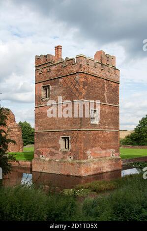 Kirby Muxloe Castle Leicestershire Medieval moated English architecture ...