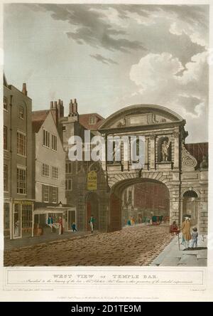 Temple Bar, London England, removed in 1878. From London, Historic and ...