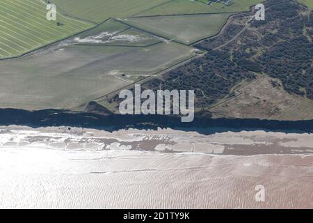 Coastal erosion, Cowden Cliff, East Riding of Yorkshire, 2014. Creator ...