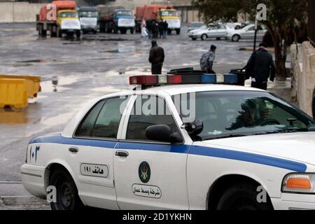 police car in Amman Jordan Stock Photo - Alamy