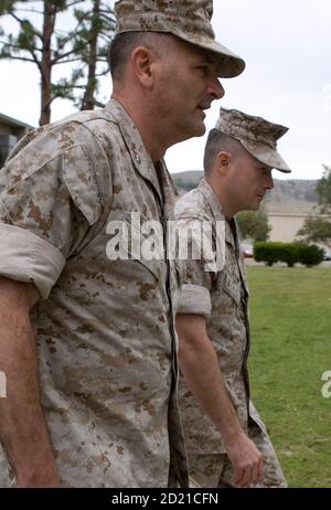 U.S. Marine Corps Colonel Jeffrey T. Conner (middle), Commanding ...