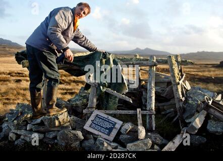 Mount Longdon Falkland Islands British Overseas Territory Stock Photo ...
