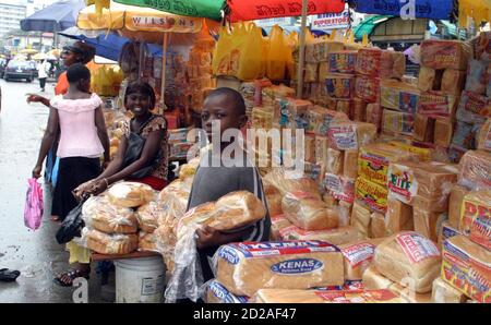 bonny oil terminal niger delta nigeria west africa Stock Photo - Alamy