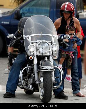 Members of the Latin American Motorcycle Association (Newark Stock ...