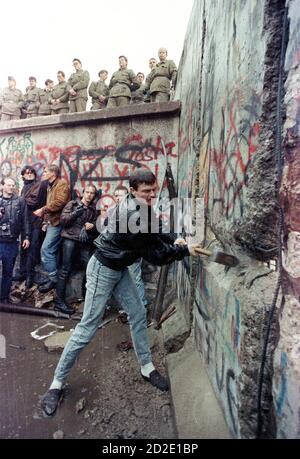 Germany, East Berlin, October 1989 - Parade of the NVA in East Berlin ...
