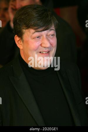 Actor Stephen Fry at the film premiere of 'The History Boys' at the ...