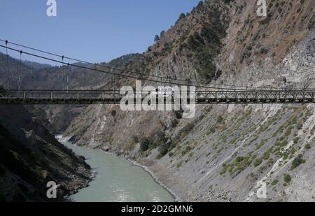 Baglihar dam on Chenab river. Known as Baglihar Hydroelectric Power ...
