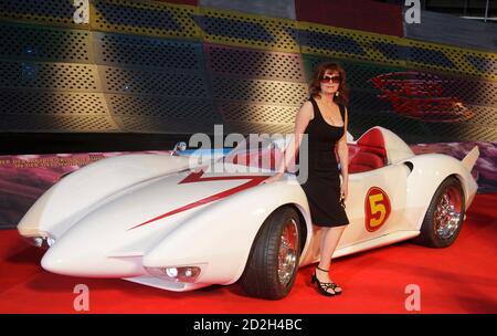 Actress Susan Sarandon at the Speed Racer Premiere held at the Nokia ...
