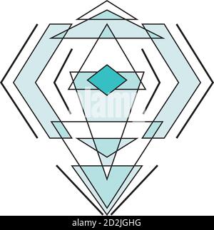 Mineral treasure line icon concept. Mineral treasure flat vector symbol ...