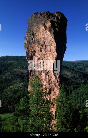 Steins Pillar from Steins Pillar Trail, Ochoco National Forest, Oregon ...