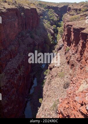 Knox Gorge at Karijini National Park, Pilbara, Western Australia Stock ...