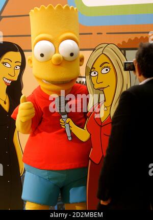 The Simpsons Movie UK Premiere - London Stock Photo - Alamy