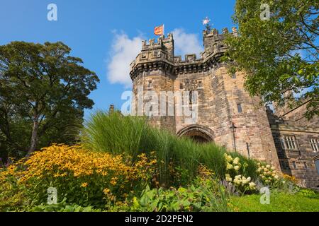 UK, England, Lancashire, Lancaster, Castle Park, Lancaster Castle ...