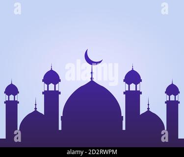 Beautiful Islamic celebration background with glowing hanging lanterns ...