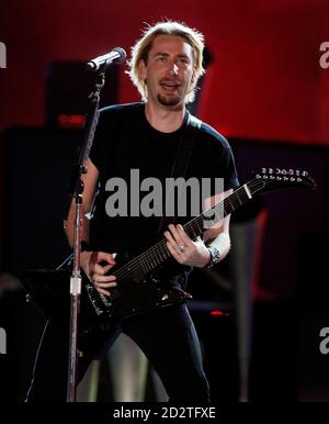 Lead singer of Nickelback Chad Kroeger at Juno Fan Fare during the ...