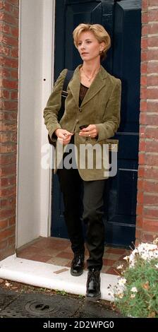 Julia Carling wife of England rugby captain Will Carling arrives home ...