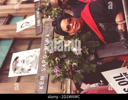 Maria Saro-Wiwa/Shell Centre Stock Photo - Alamy