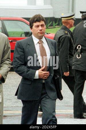 Ronald Taylor, Headmaster of the Dunblane Primary School, arriving at ...