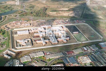 An Aerial view of Belmarsh High security category A prison in Thames ...