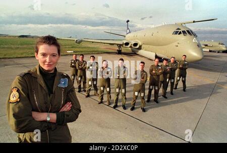 Flt. Lt Sarah Heycock the first women to captain the RAF's maritime ...