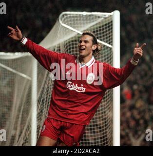 PATRIK BERGER LIVERPOOL FC ANFIELD LIVERPOOL ENGLAND 31 March 2001 ...
