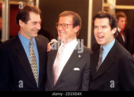 Roger Moore Albert Cubby Broccoli 2000sPhoto By John Barrett/PHOTOlink ...