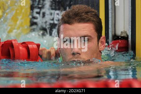 Daniel Fogg after the British Gas Swimming Championships at the ...