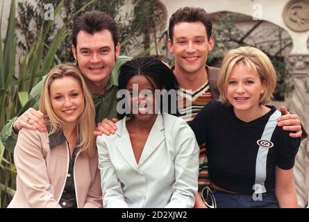 Diane-Louise Jordan and Toby Anstis, hosts of 'Bright Sparks' at the ...