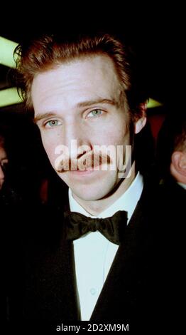 Ralph Fiennes, English actor and a film director, speaks during an ...