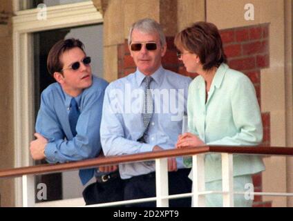 James Major, the son of Prime Minister John Major, arrives at the ...